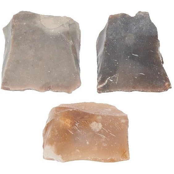 Muzzle-Loaders Authentic 18th Century Flintlock Standard Flints - 7/8" - 3 Pack - MZ1208