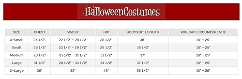 5th Element Leeloo Thermal Bandages Costume For Women | Halloween & Cosplay Outfit X-Small