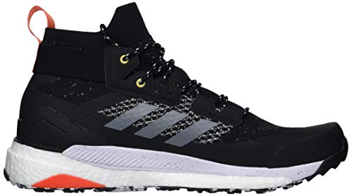 adidas mens Terrex Free Hiker Parley Hiking Boot Black/Grey/blue spirit 8 medium US