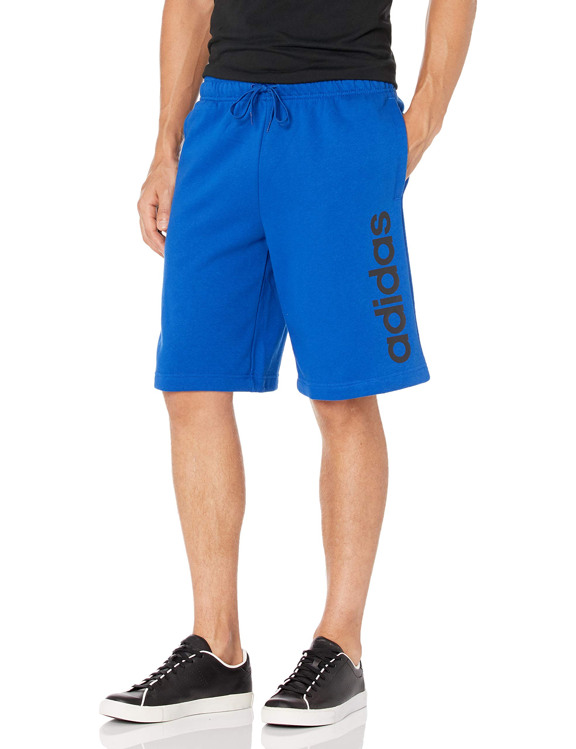 adidas Men's Linear Short Collegiate Royal/Black Small