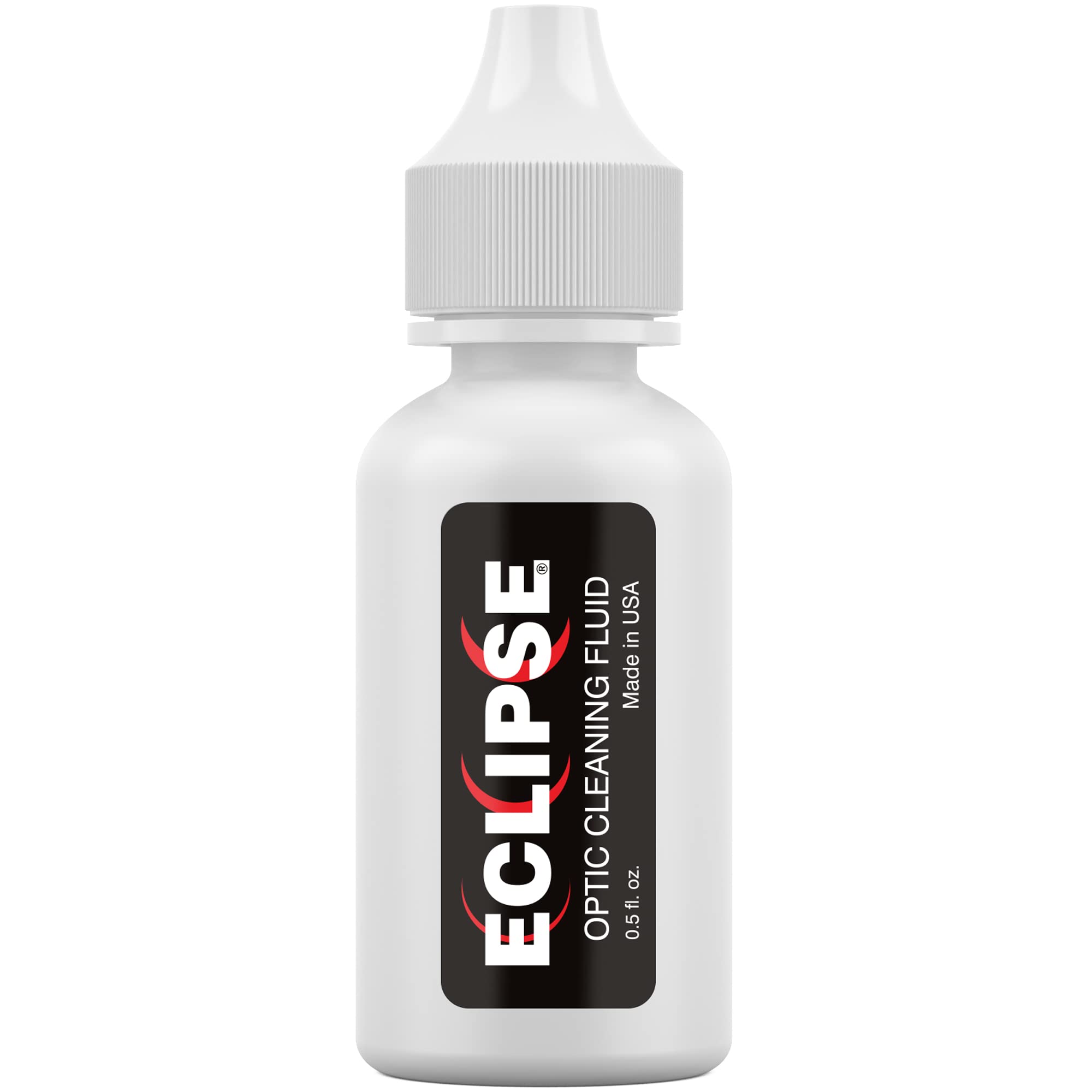 Eclipse Optic Cleaning Solution - Camera Lens and Digital Sensor Cleaner Fluid - Works with All Cameras, Binoculars, and Other Optical Products - Dropper Tip (15ml) - 0.5oz