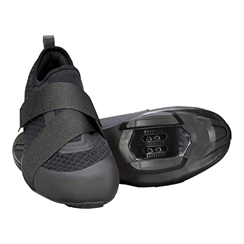 SHIMANO SH-IC200 Men's Indoor Cycling Specific Shoe, Black, 8-8.5