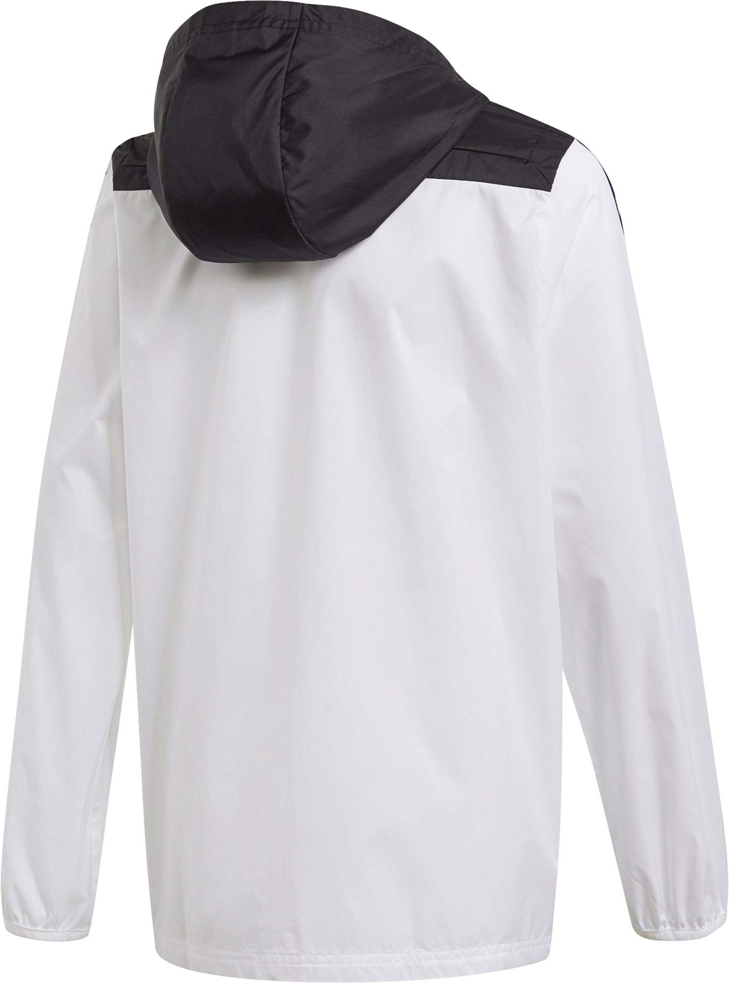 adidas Kids' Tiro Soccer Windbreaker, White/Black, XX-Small