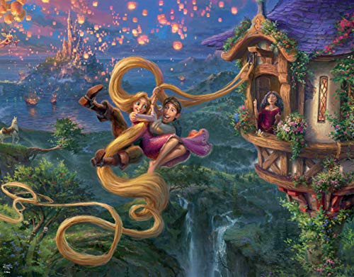 Ceaco - 4 in 1 Multipack - Thomas Kinkade - Disney Dreams Collection - Tangled, Sleeping Beauty, Peter Pan, & Mickey and Minnie - (4) 500 Piece Jigsaw Puzzles