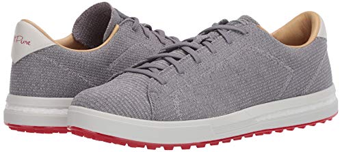adidas Men's Adipure SP Knit Golf Shoe, Grey Three/Silver Metallic/Orbit Grey, 7 Medium Wide US
