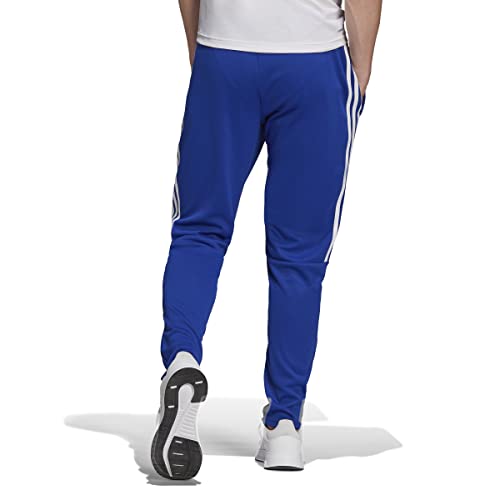 adidas Men's Aeroready Sereno Slim Tapered-Cut 3-stripes Pants, Team Royal Blue, Large
