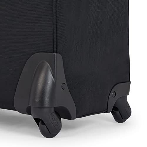 Kipling Women's Darcey Large 29-Inch Softside Checked Rolling Luggage, 360 Degree Spinning Wheels, Black Tonal, 19.25''L x 29''H x 11.5''D