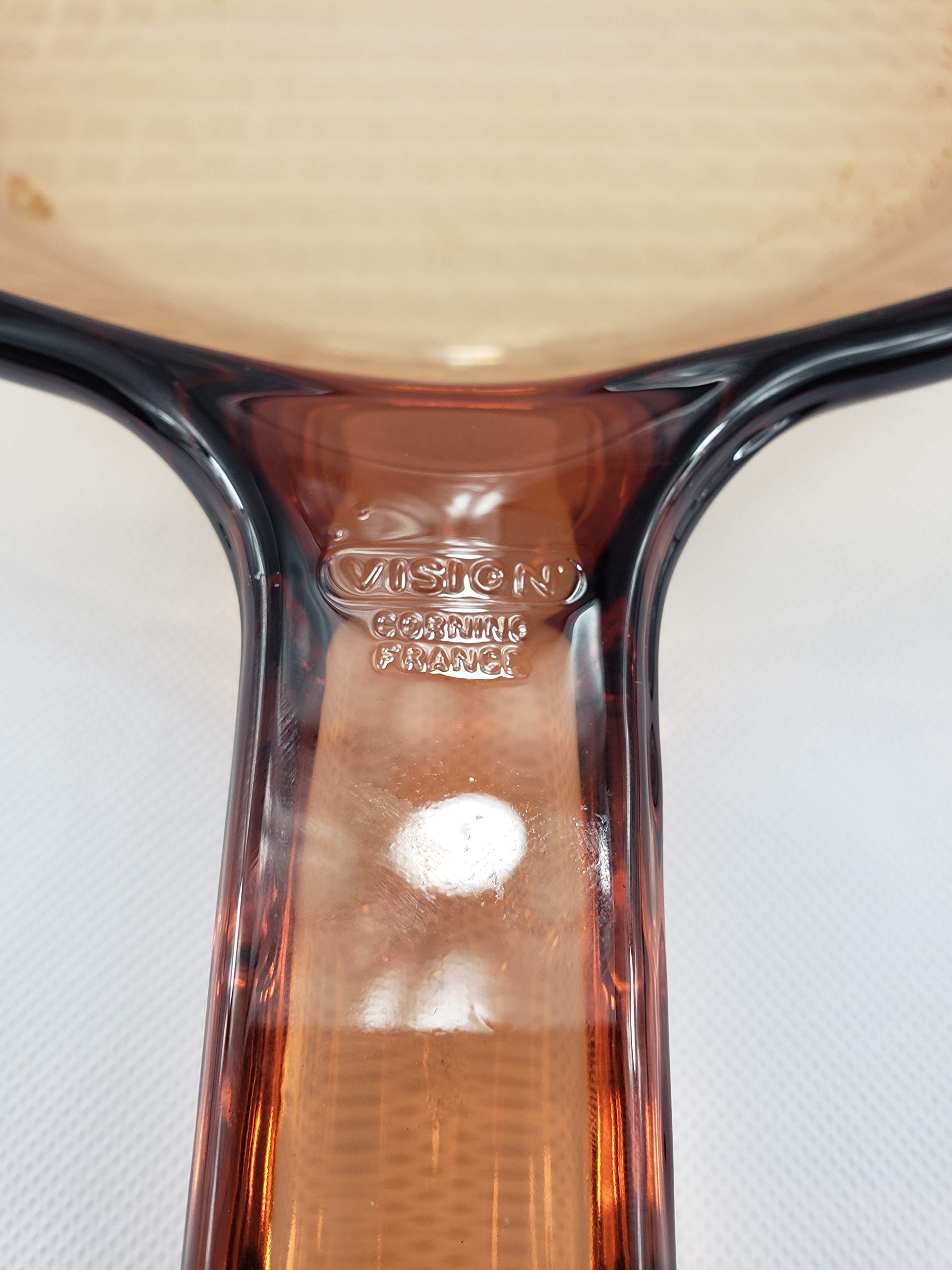 Amber Visions Frying Pan. 10" Waffle Bottom Skillet