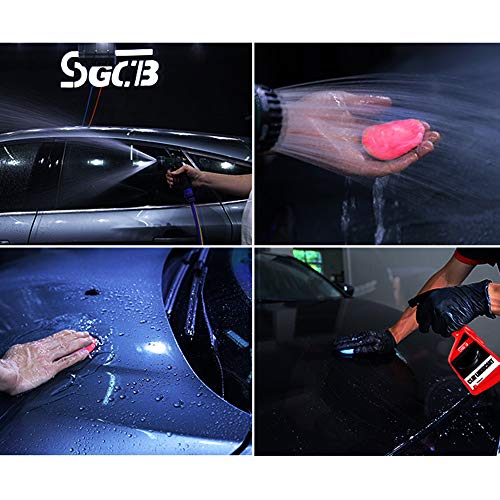 SGCB Pro Car Clay Bar Auto Detailing, 150g/ 5.3oz Moya Heavy Grade Auto Magic Clay Bar Case Jar Cleaner Powerful Grime Contamination Oxidation Remover Iron Powder Bird Droppings Absorption Capacity