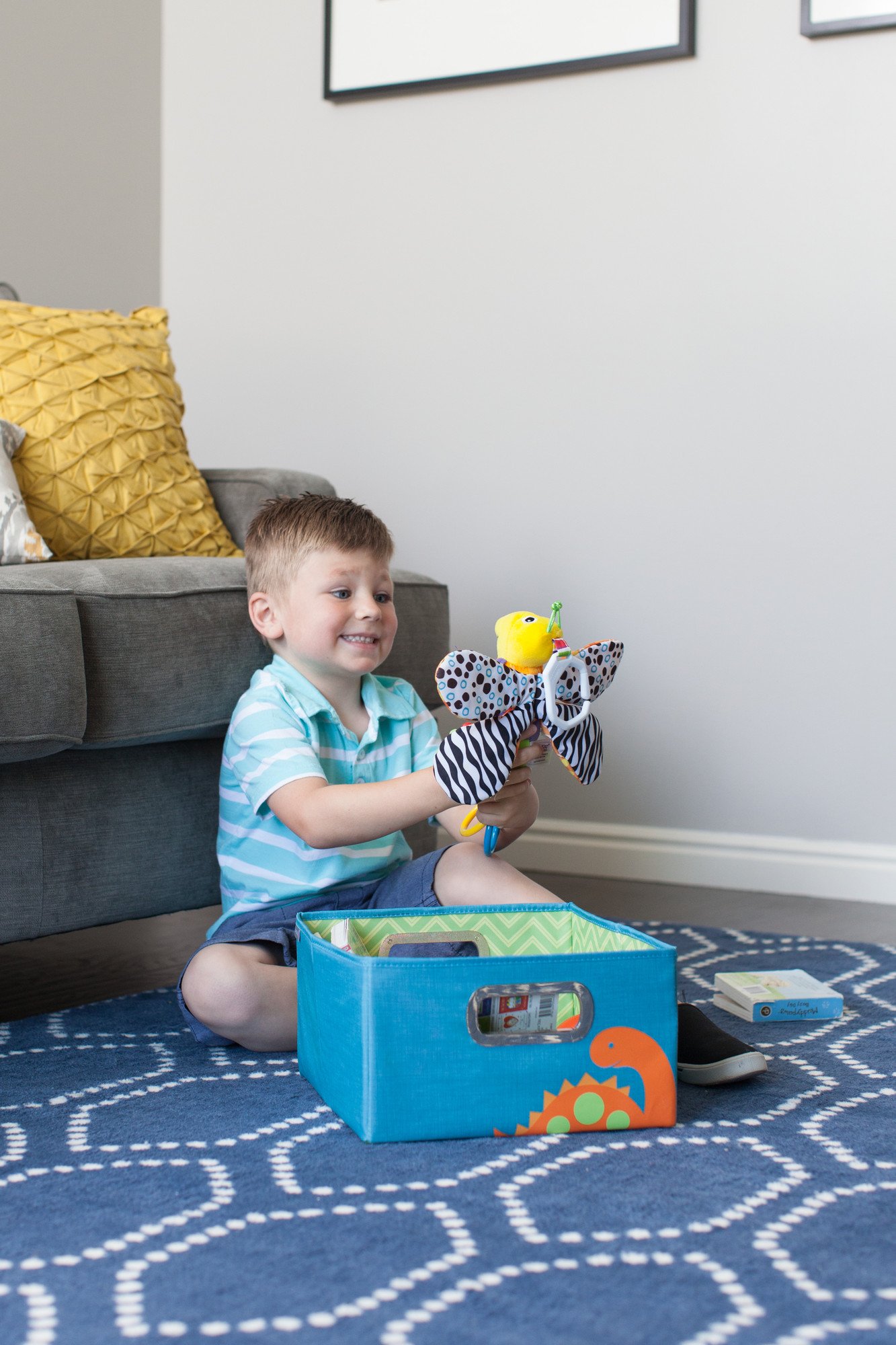 JJ Cole Storage Box, Dino, Short