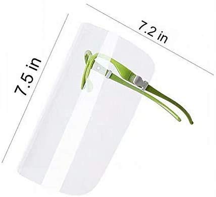 6 Pack All-Round Cap with Clear Wide Visor Spitting Anti-Fog Lens, Lightweight Transparent Shield with for Men Women