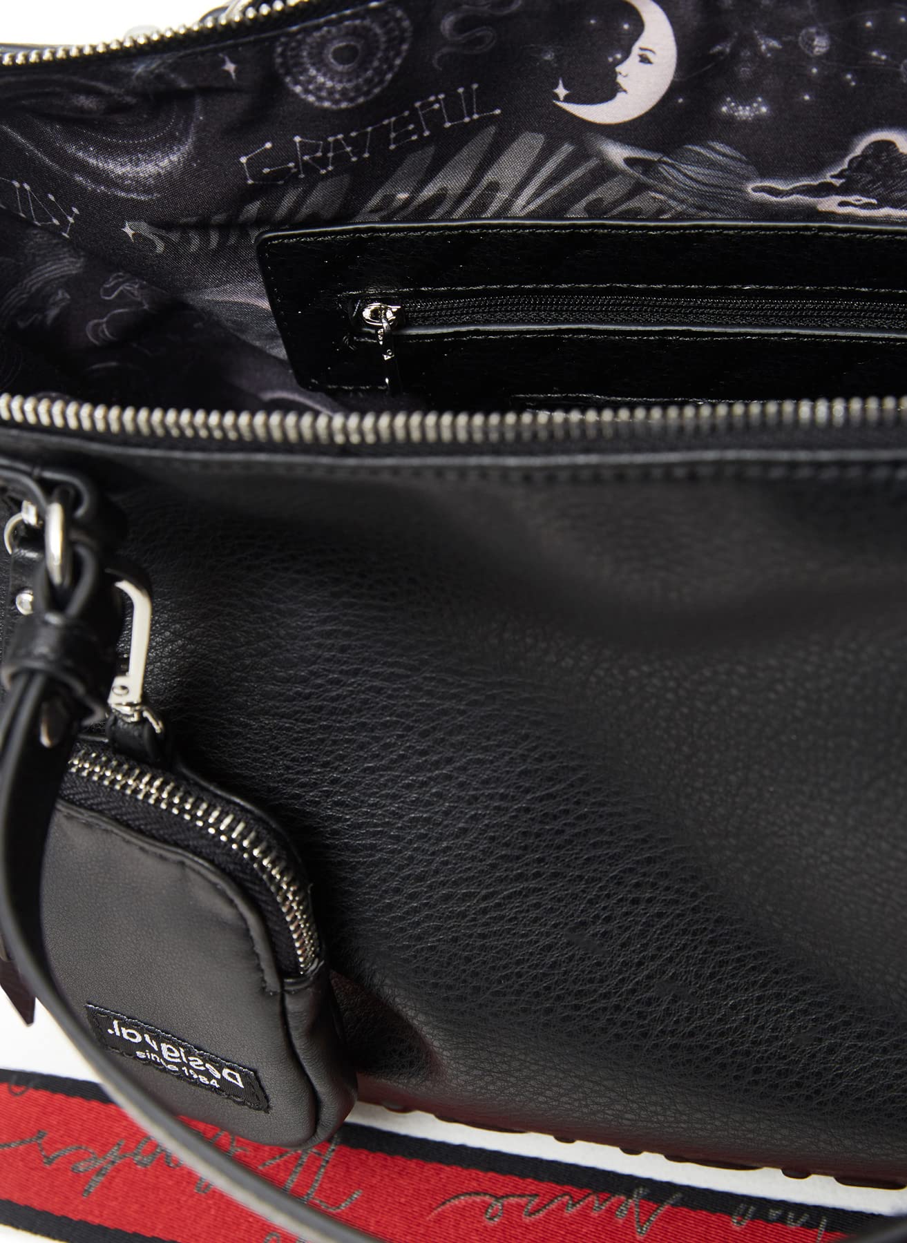 Desigual womens Hand Bag, Black, U US