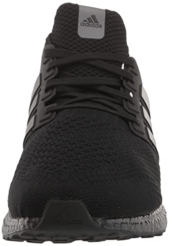 adidas Men's Ultraboost 5.0 DNA Running Shoe, Black/Black/Green, 11