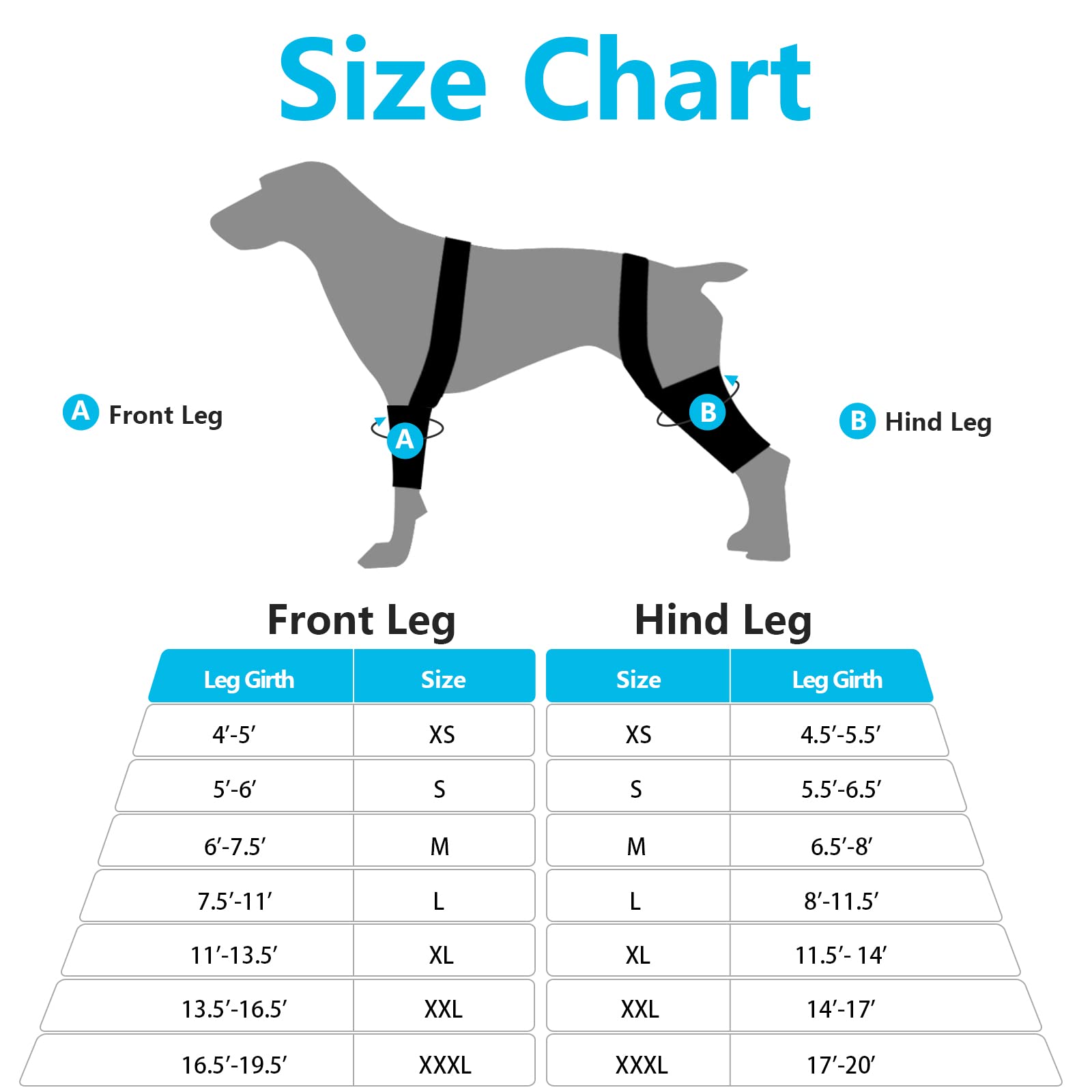 BaoGuai Knee Brace for Dogs ACL with Side Stabilizers,Knee Cap Dislocation, Arthritis - Keeps The Joint Warm and Stable - Extra Support - Reduces Pain and Inflammation - 7Sizes(L)