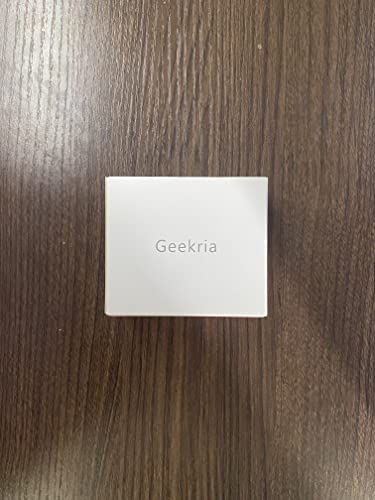 Geekria in-Ear Headset Smart Storage Box/Headphone Cable Storage Organizer/Earbuds Holder Case/Earphone Bobbin Winder Wrap/Cord Tangle-Free Portable Manager/Wire Keeper (White)