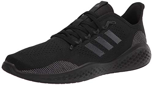 adidas Men's Fluidflow 2.0 Trail Running Shoe, Black/Grey/Black, 9