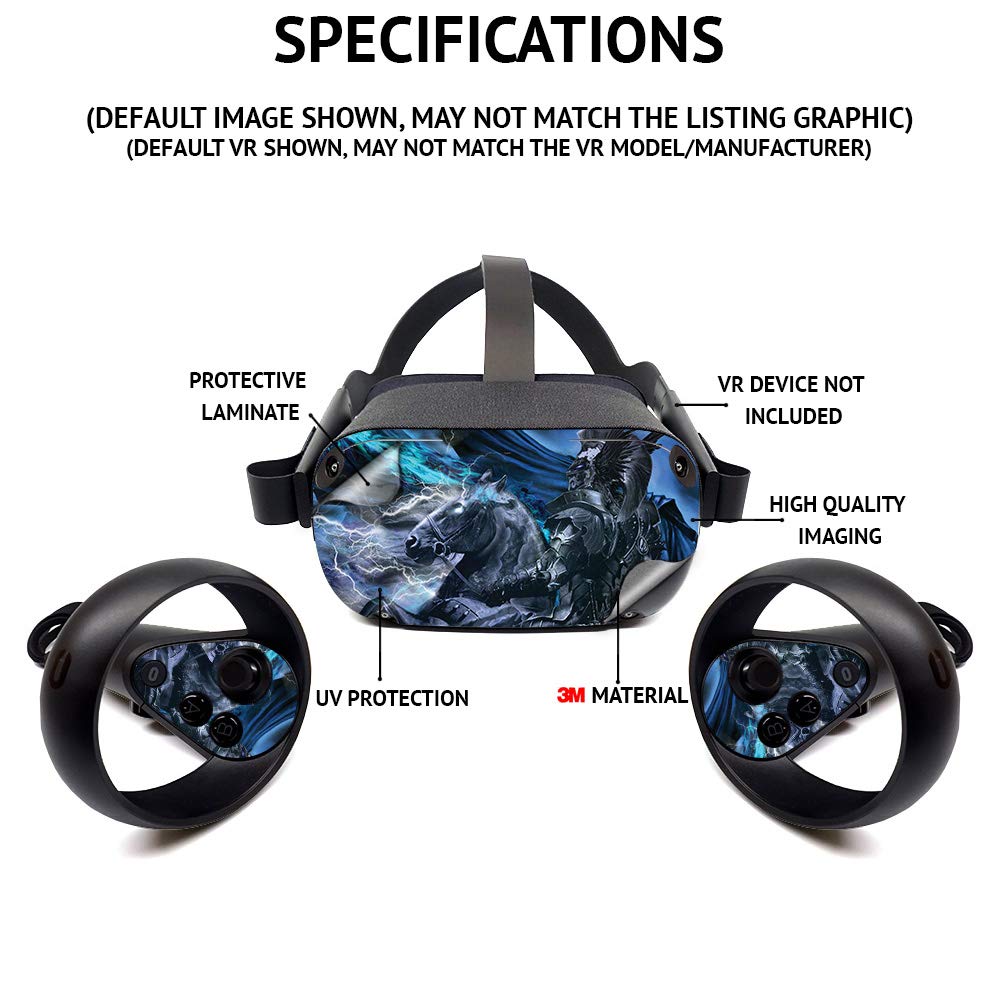 MightySkins Skin Compatible with Oculus Quest 2 - HTC Fall | Protective, Durable, and Unique Vinyl Decal wrap Cover | Easy to Apply, Remove, and Change Styles | Made in The USA