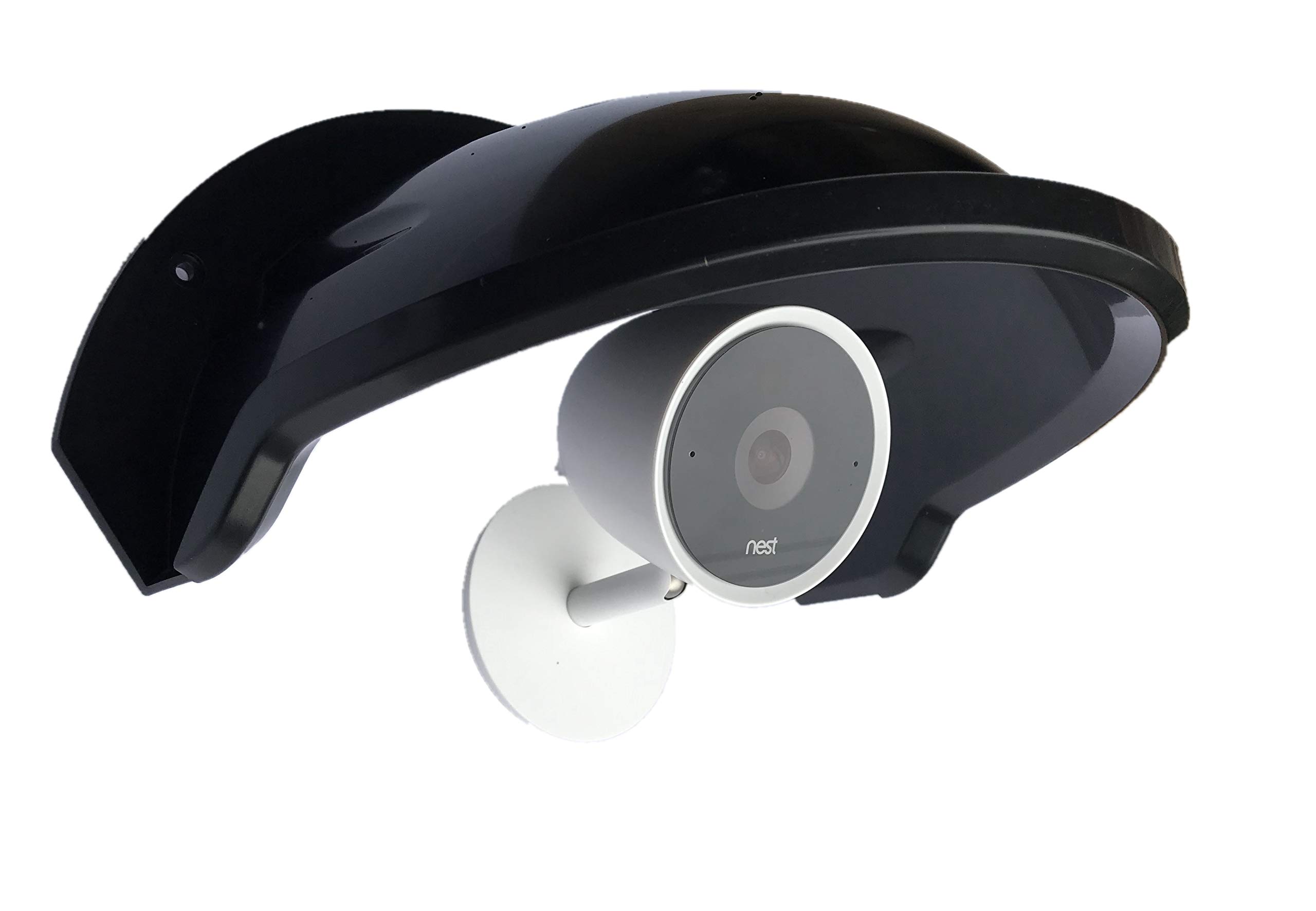 Universal Sunshade Rainshade Camera Cover Shield for Outdoor Nest/Nest IQ Camera - Black