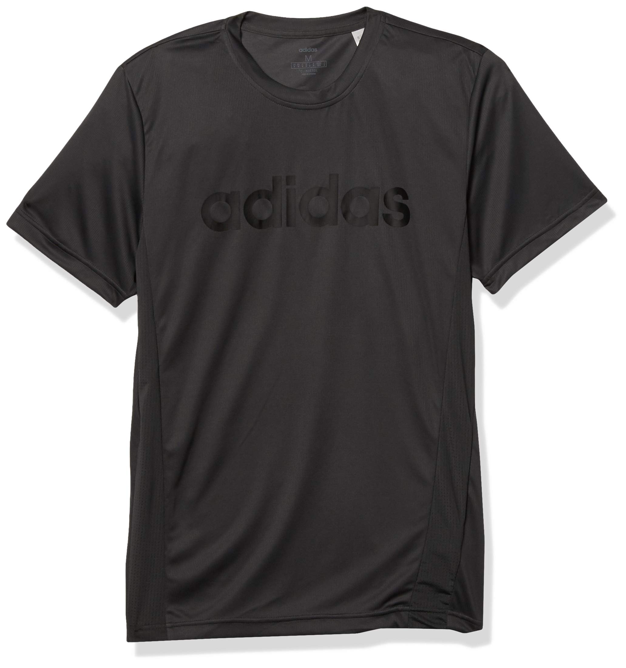 adidas mens Designed 2 Move Logo Tee White/Black Medium