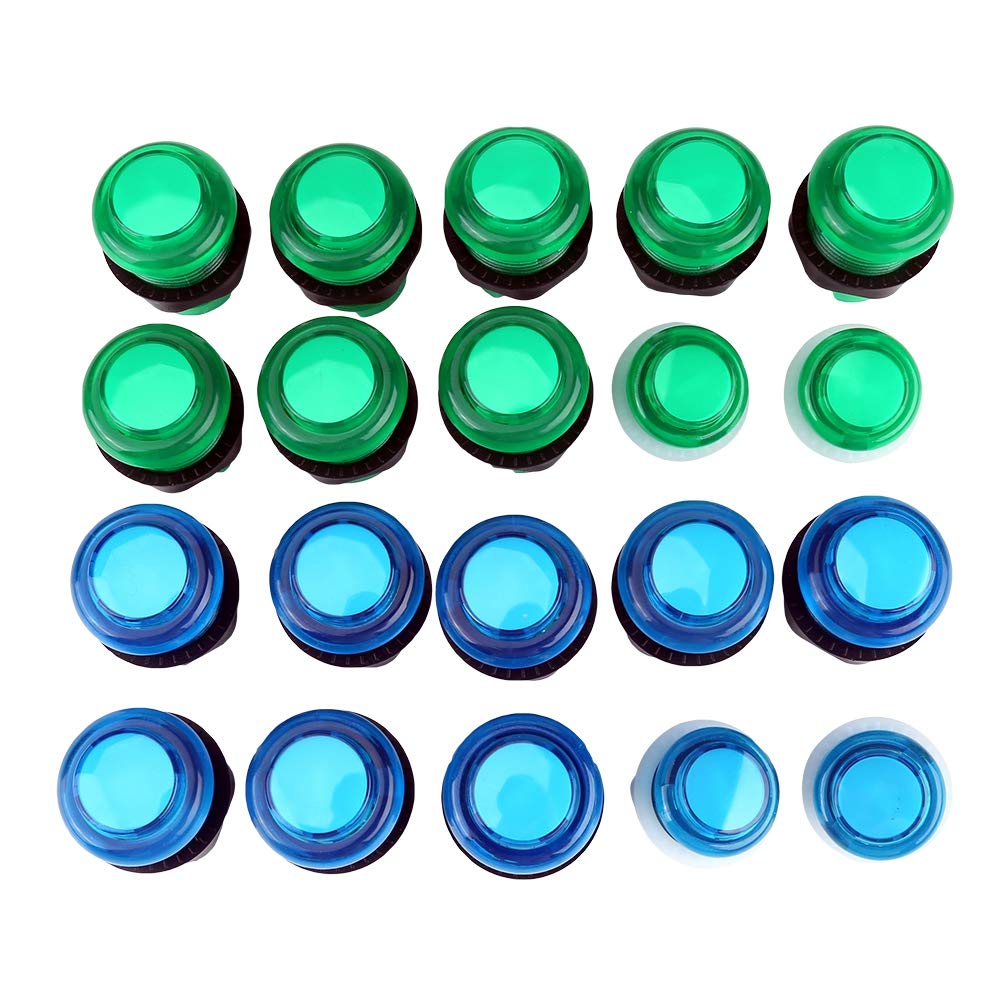 Arcade Game Kits, Kit with USB Encoder for MAME PC Board + Joystick Zero Delay DIY Parts 10 Buttons JoyStick Player