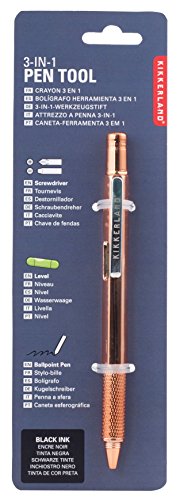 Kikkerland 4356 3-in-1 Pen Tool, Copper
