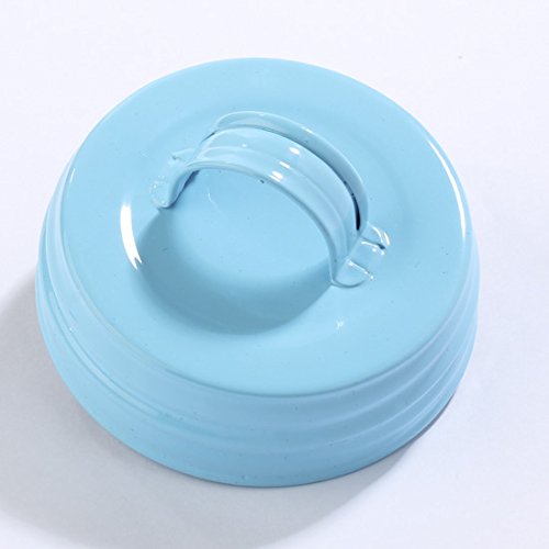 6 pieces Rustic Mason Jar Lid with Handle for Holiday and Home Decorating and Displaying or Crafting Projects