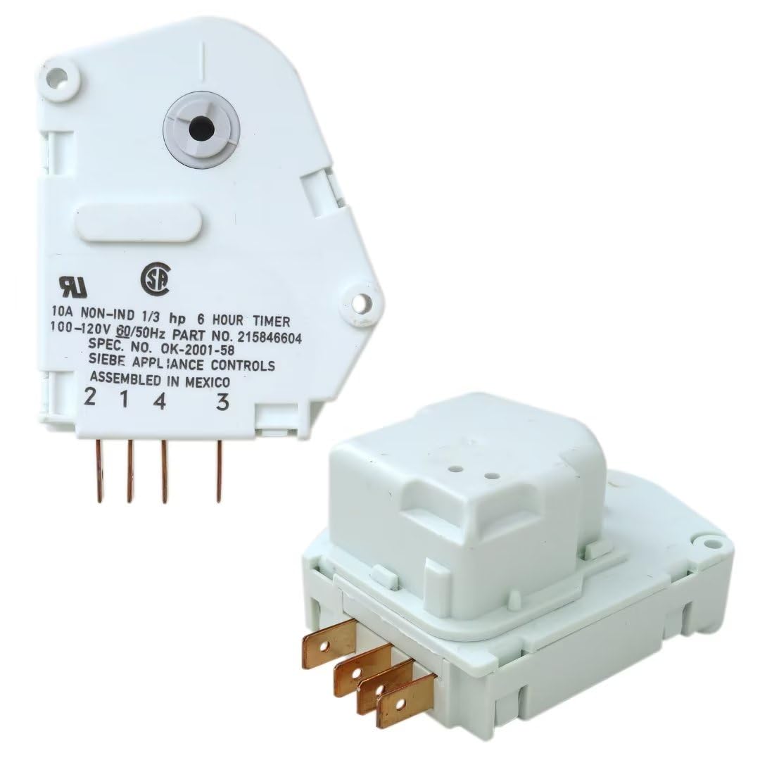 Upgraded 215846604 Timer-Defrost for Frigidaire Refrigerator 241809402 241809401 08000035 08003824