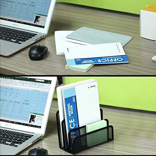 Wikkiv Desktop Mail Organizer 2 Packs Small File Letter sorter for Any Home or Office Desk File Organizer Mail Sorter(6.7''3''5.2'')