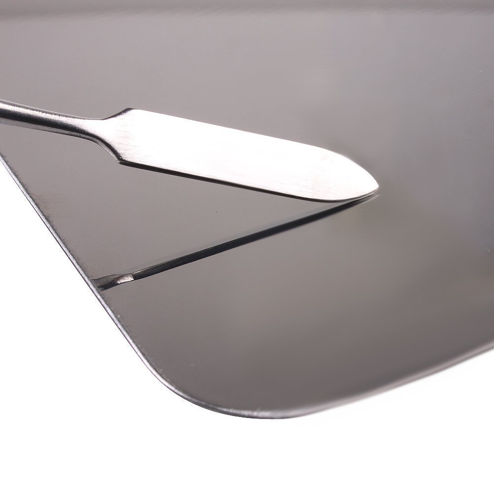 Goege Pro Stainless Steel Cosmetic Makeup Palette Spatula Tool (L5.9*W3.9 inch)