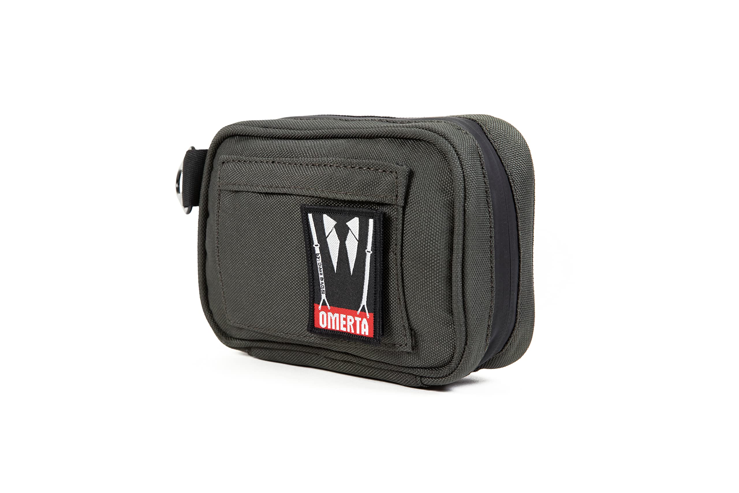 DIME BAGS Boss Carbon Filter Padded Pouch | Low-Profile and Sleek Design (7 Inch, Green)