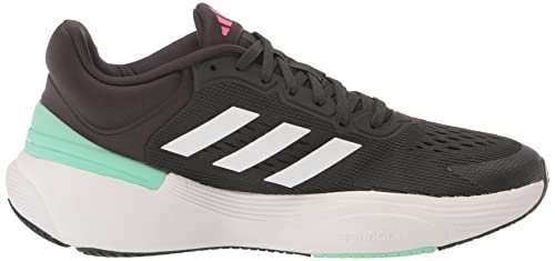 adidas Women's Response Super 3.0 Sneaker, Carbon/White/Pulse Mint, 9