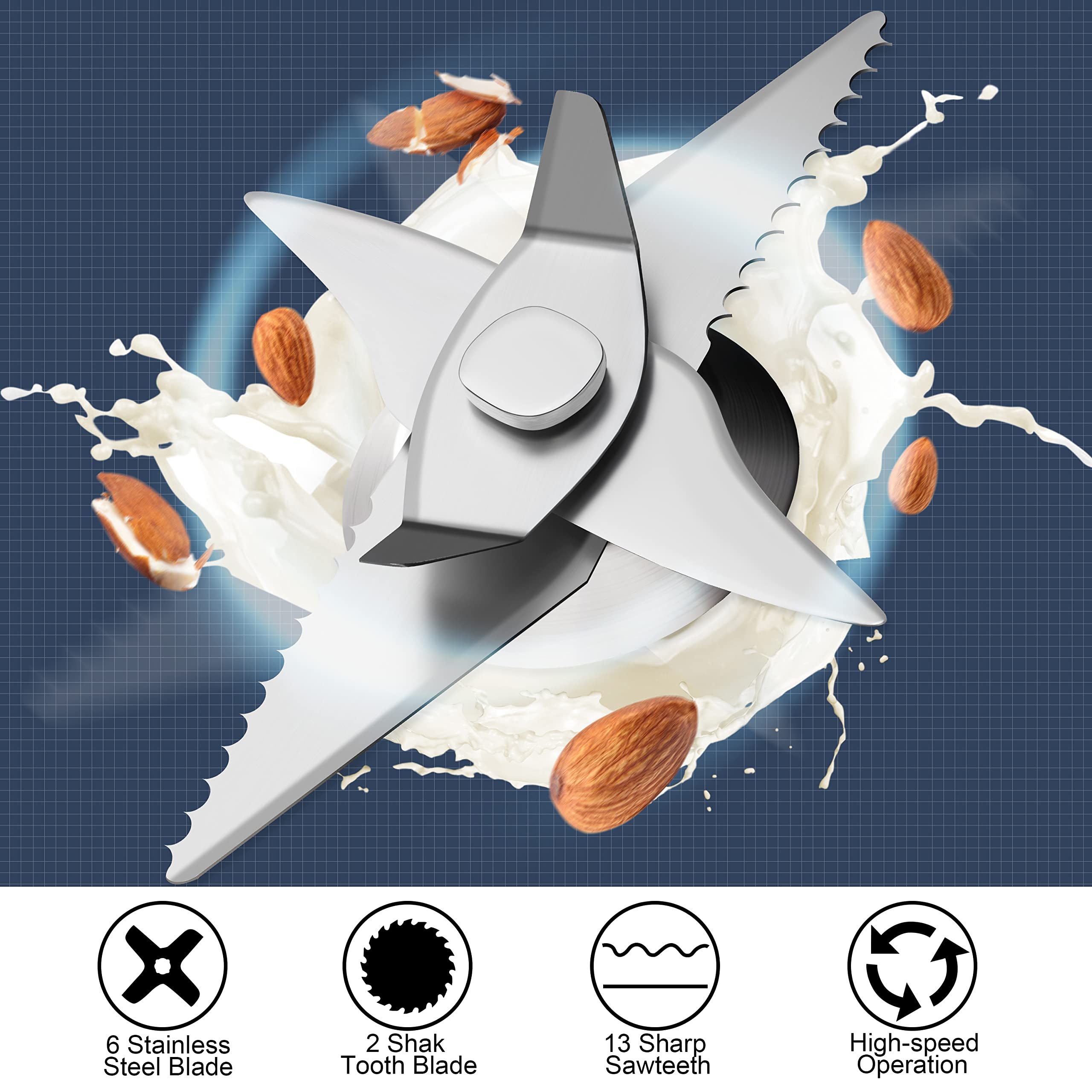Arcmira Automatic Nut Milk Maker, 20 oz Homemade Almond, Oat, Soy, Plant-Based Milk and Dairy Free Beverages, Almond Milk Maker with Delay Start/Keep Warm/Boil Water, Soy Milk Maker with Nut Milk Bag