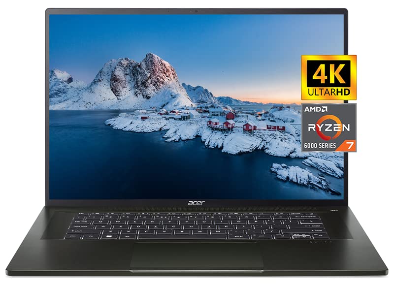 Acer 2023 Newest Swift Edge 16" 4K OLED Laptop, Ultra Thin and Light, AMD Ryzen 7 6800U(Up to 4.7GHz), 16GB LPDDR5 RAM, 2TB NVMe SSD, Backlit Keys, Fingerprint, WiFi 6, HDMI, Win 11, CUE Accessories