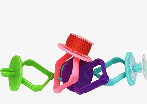 PeavyTailor 20pcs Bobbin Buddies Bobbin Holder Clamp Thread Organizer for Brother Sewing Machine #4