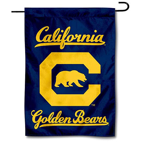 Cal Berkeley Golden Bears Block C Logo Garden Flag