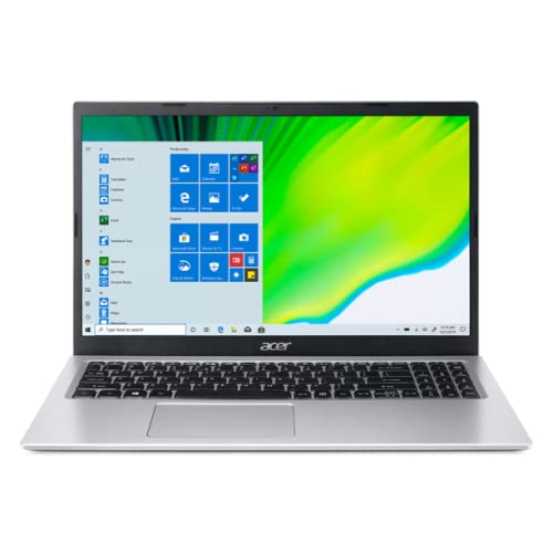acer 2022 15.6 Full HD Laptop, FHD Display, Aspire 1, Intel Celeron N4500, 8GB DDR4, 128GB eMMC, Windows 10 S Mode, 1 Year Microsoft 365+ YSC Accessory (Silver)