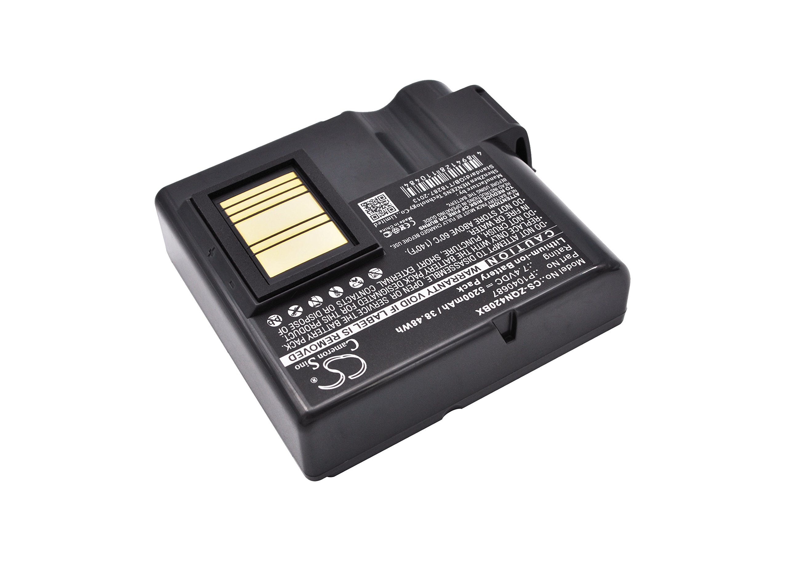JIAJIESHI 5200mAh/48.96Wh Replacement Battery Fit for Zebra QLN420, ZQ630 BTRY-MPP-68MA1-01, P1040687, P1050667-016