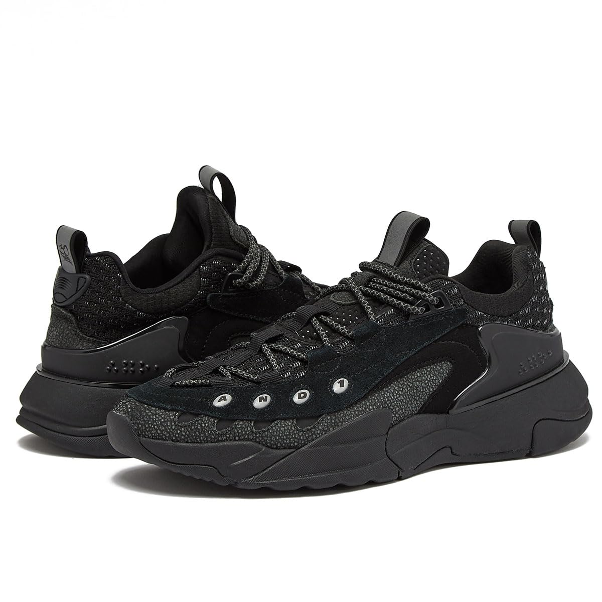 AND1 Marauder Men’s Basketball Shoes, Casual Low Top Basketball Sneakers - Dark Grey, 10 Medium