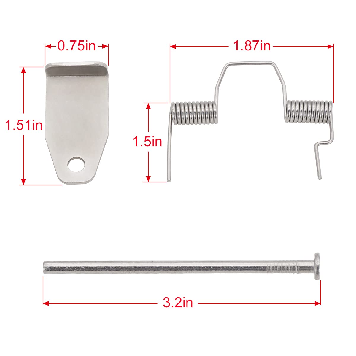 8201756 W10823377 Door Chute Compatible with Whirlpool Refrigerator Replaces 1164531, AP3872692, PS990120