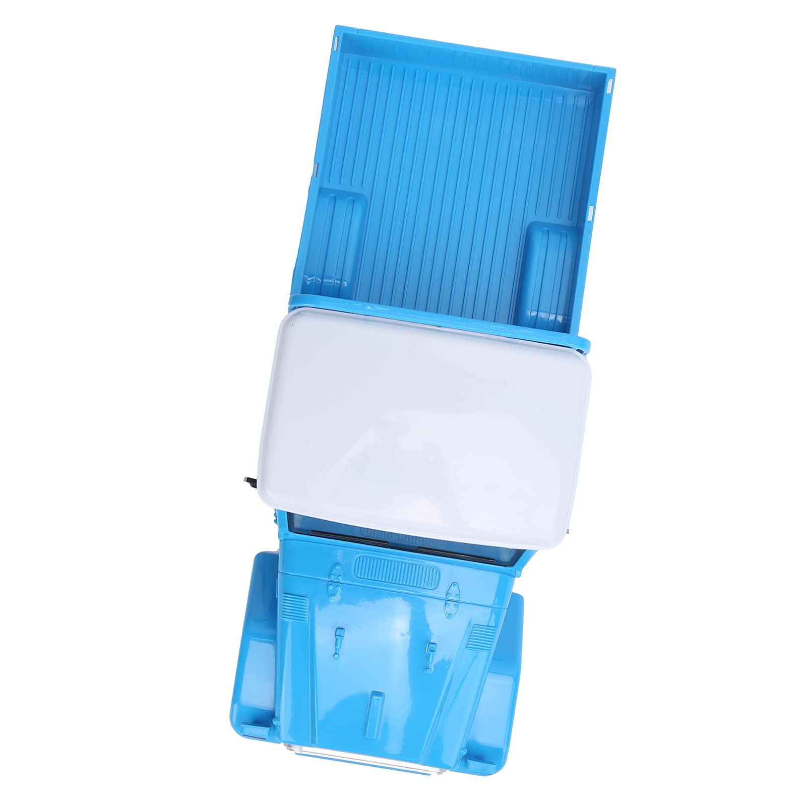 Dilwe RC Car Body Shell, Fernbedienung Pickup Karosserie DIY Modifikation Komponenten for MN45 1:12 RC Crawler, RC Car Body RC Accessories Spare Parts(Blue)