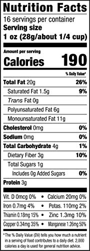 Amazon Brand - Happy Belly Pecan Halves, No Added Salt, 16 ounce (Pack of 1)