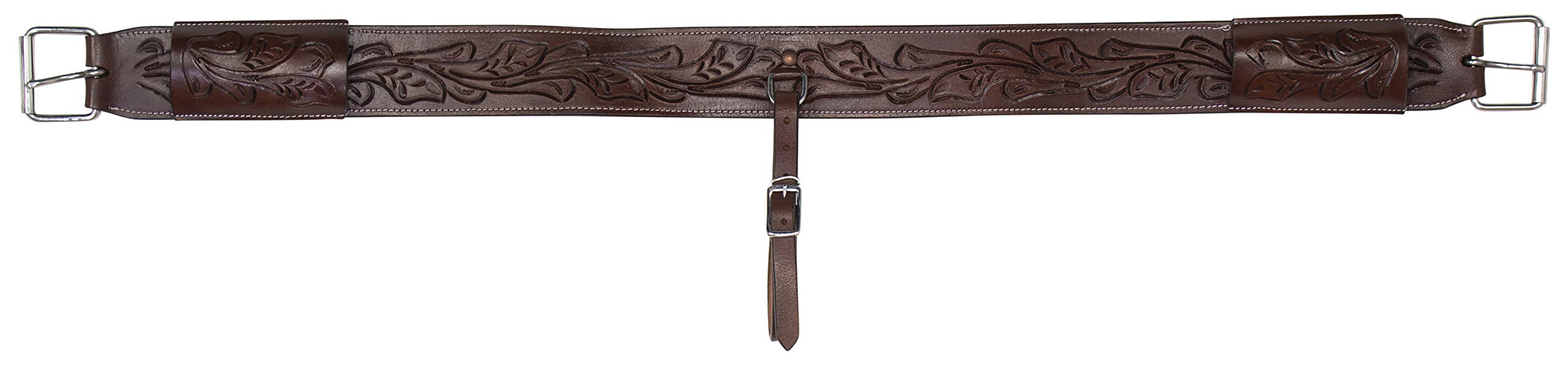 Acerugs BROWN MEDIUM OIL WESTERN HORSE TACK SADDLE CINCH REAR BACK CINCH BACK GIRTH BACK CINCHES (Standard)