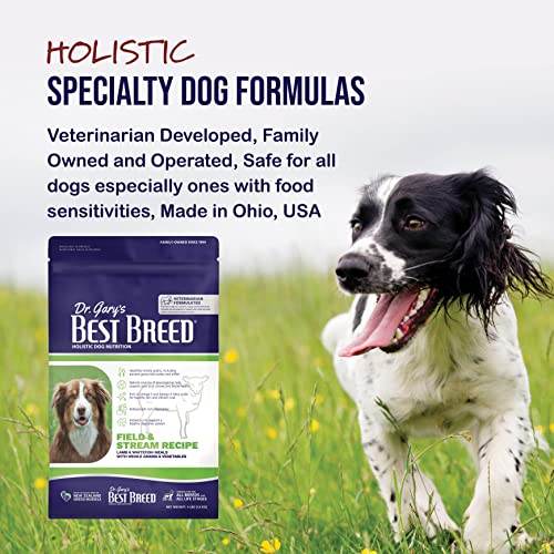 Best Breed Dr. Gary's Field & Stream Recipe, Slow-Cooked in USA, Natural Dry Dog Food for All Breeds and Sizes, 26lbs.