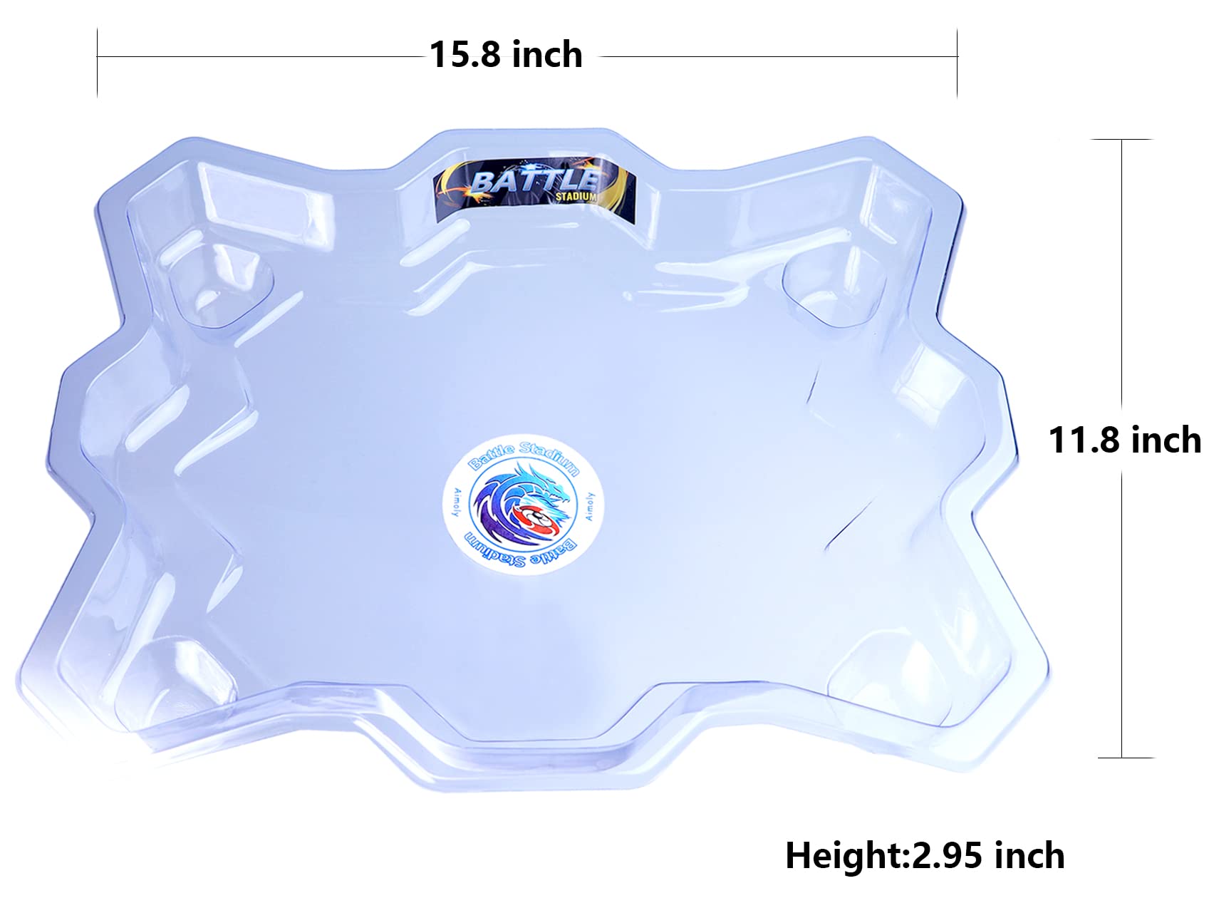 Aimoly Bey Stadium Battle Arena Bowl-Shaped Bottom for Beyblade Burst Toy Game