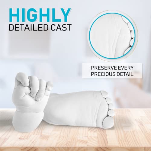 Hula Home Baby Keepsake Hands Casting Kit | Plaster Hand Molding Kit for Infant Hand & Foot Mold | Hand Mold Sculpture Kit for Newborns, Toddlers, Babies | Baby Gifts