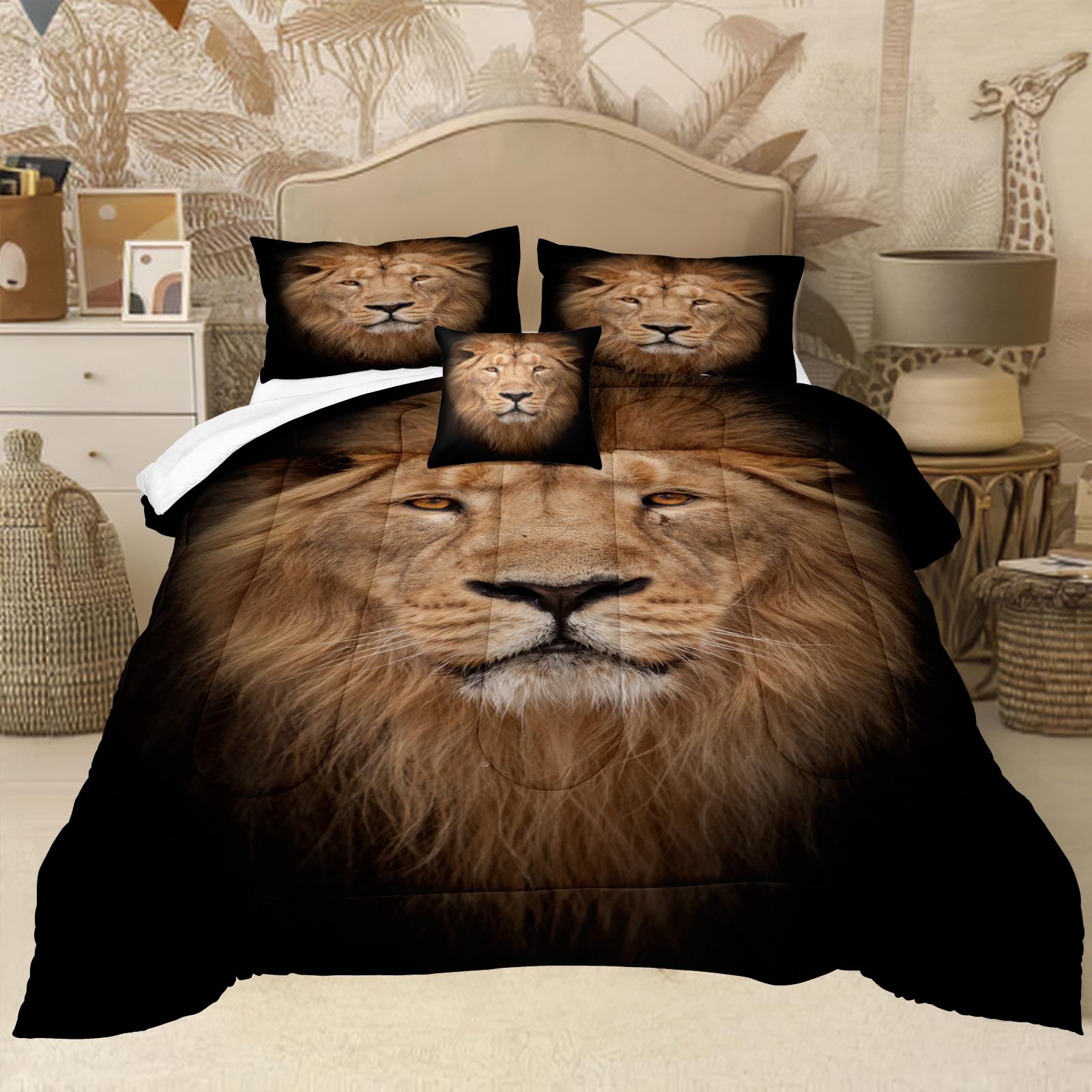 Bedorm Halloween Themed Bedding Sets Funny Pumpkin Comforter Set Cute Pumpkin Ghost Catoon Printed Boys Girls Halloween Bedroom Decor Queen Comforter Set