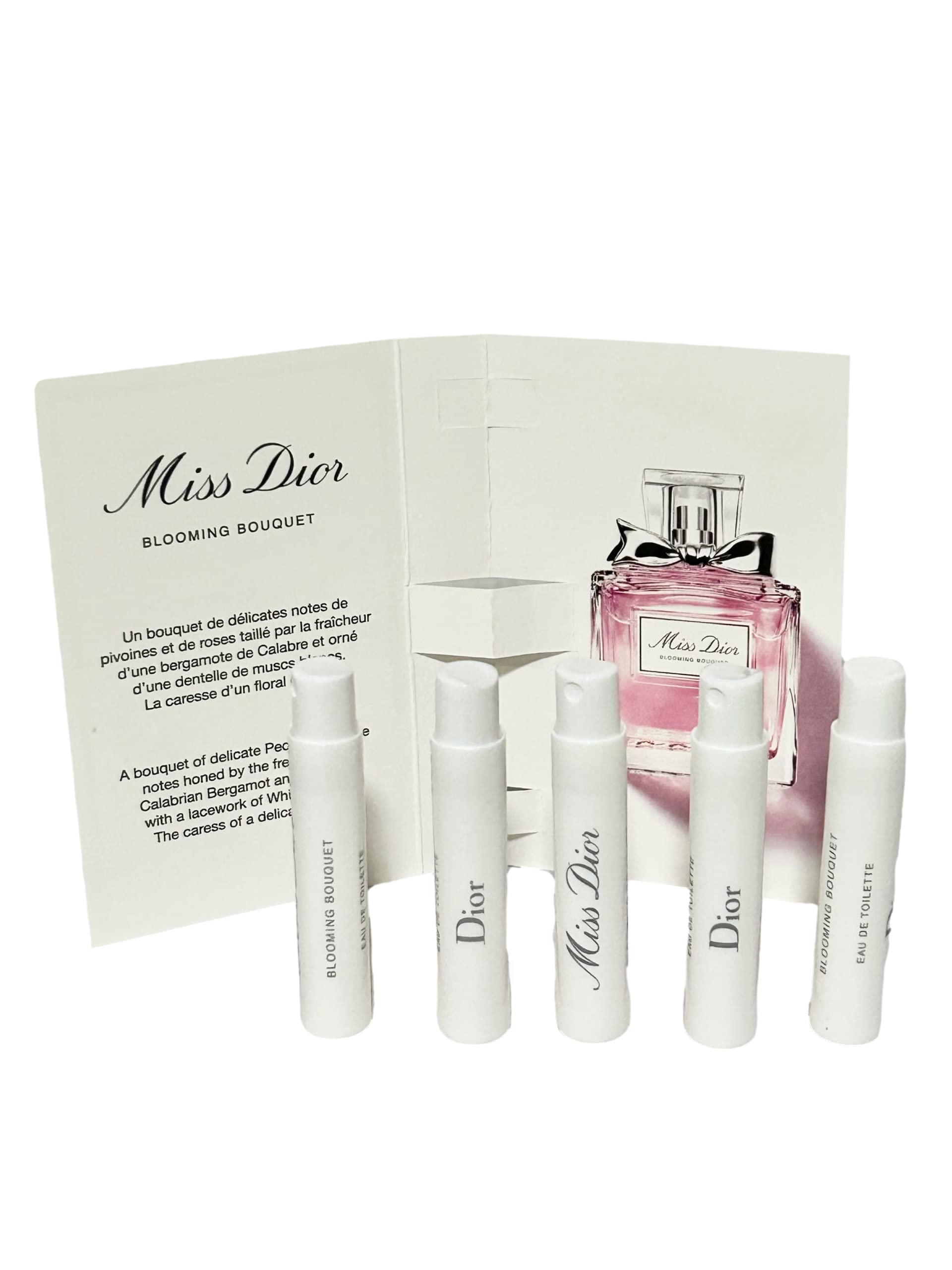 Christian Dior Miss Dior Blooming Bouquet Eau De Toilette 0.03 Ounce x 5