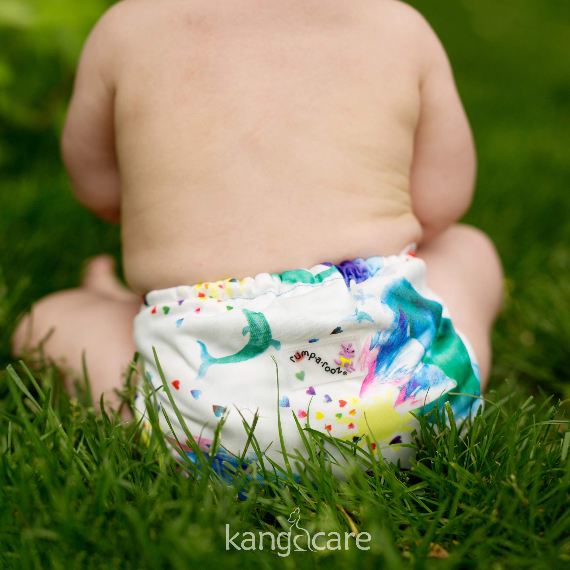 Kanga Care Rumparooz Double Leg Gusset Reusable Cloth Diaper Cover One Size Snap | Lava 6-35 lbs