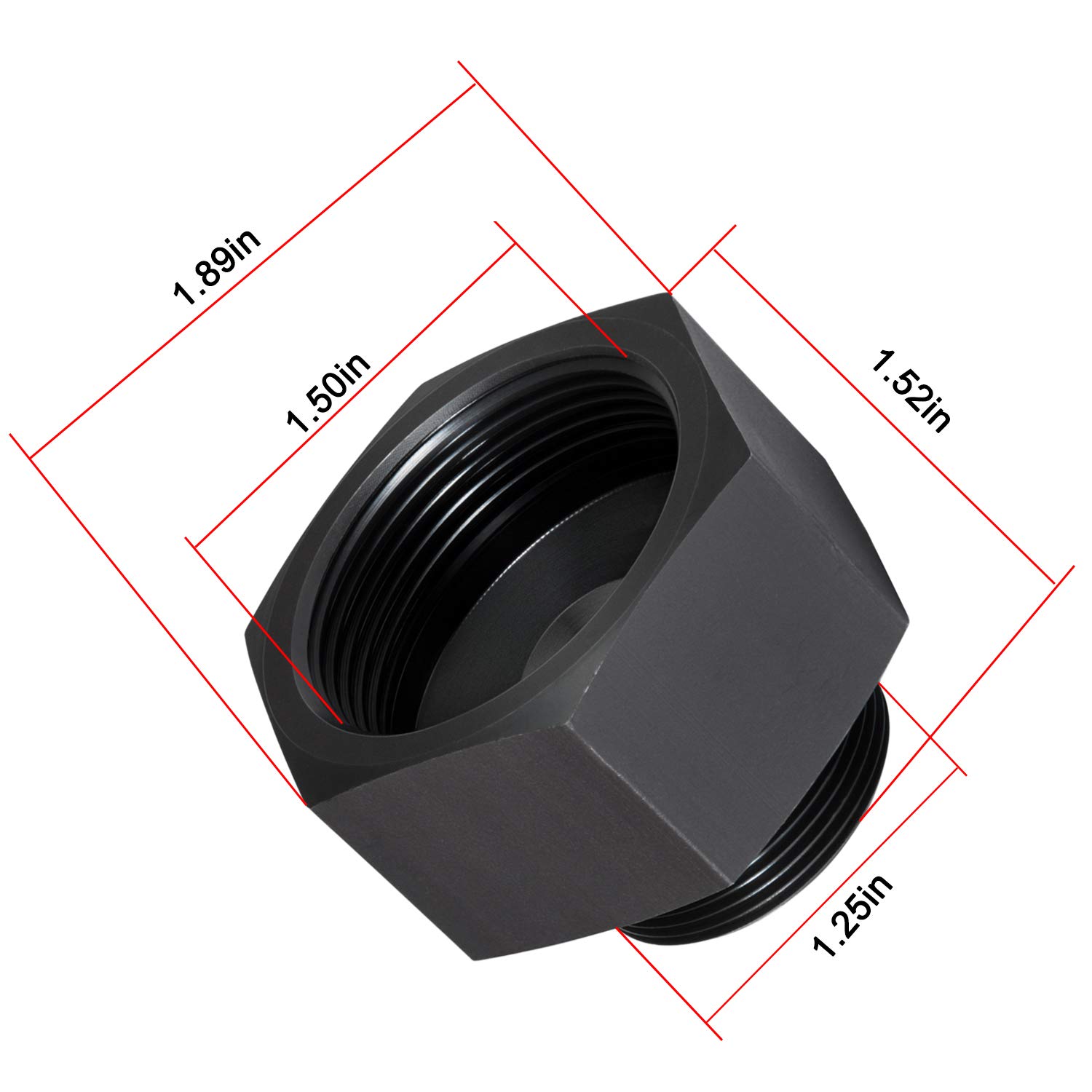 6.0L - 7.3L Diesel Mechanical Fan Clutch Adapter for 2003-2007 Ford 6.0L Powerstroke Diesel Engines