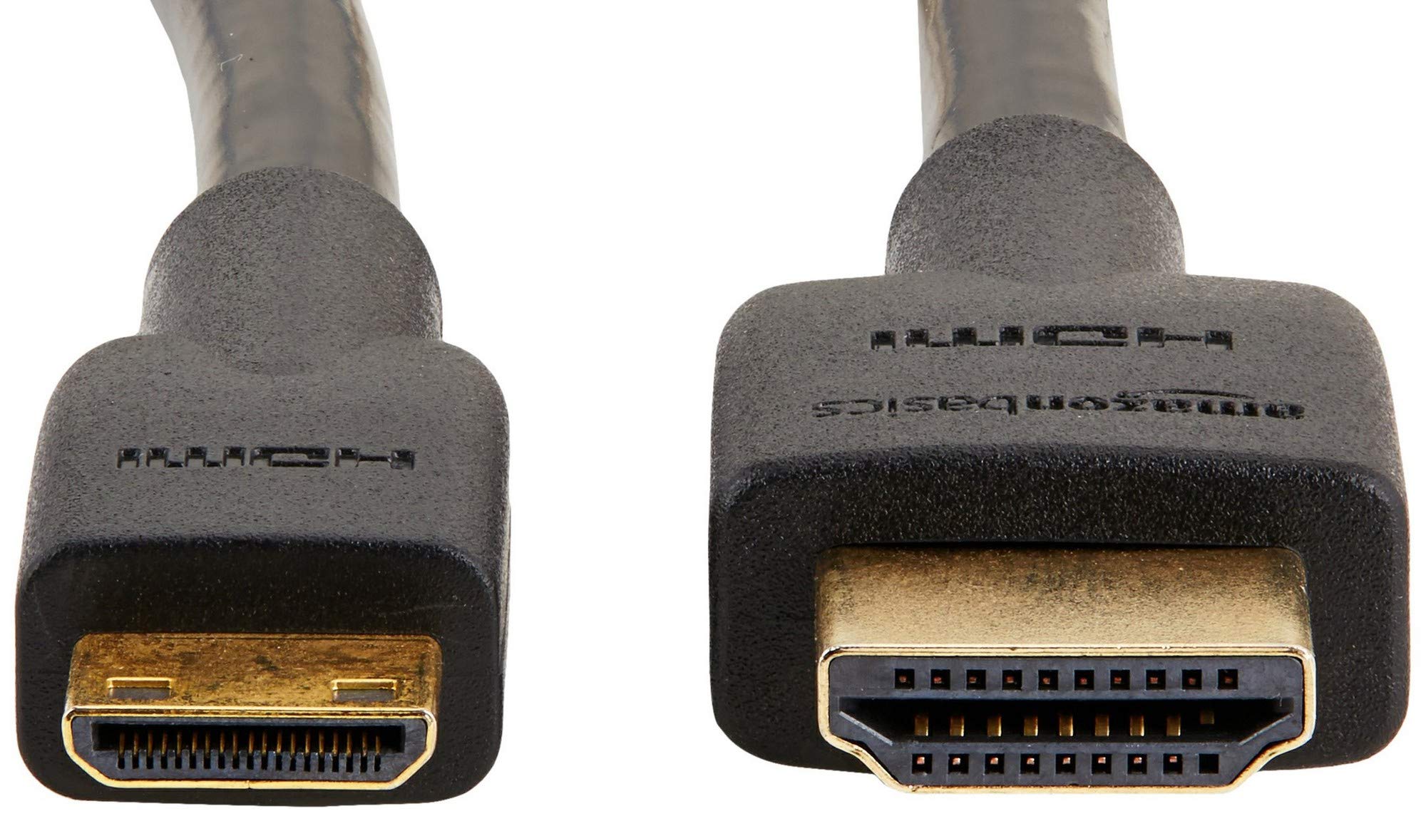 Amazon Basics High Speed Mini HDMI (Source) to HDMI (Display) Cable, 1.8 m, Black